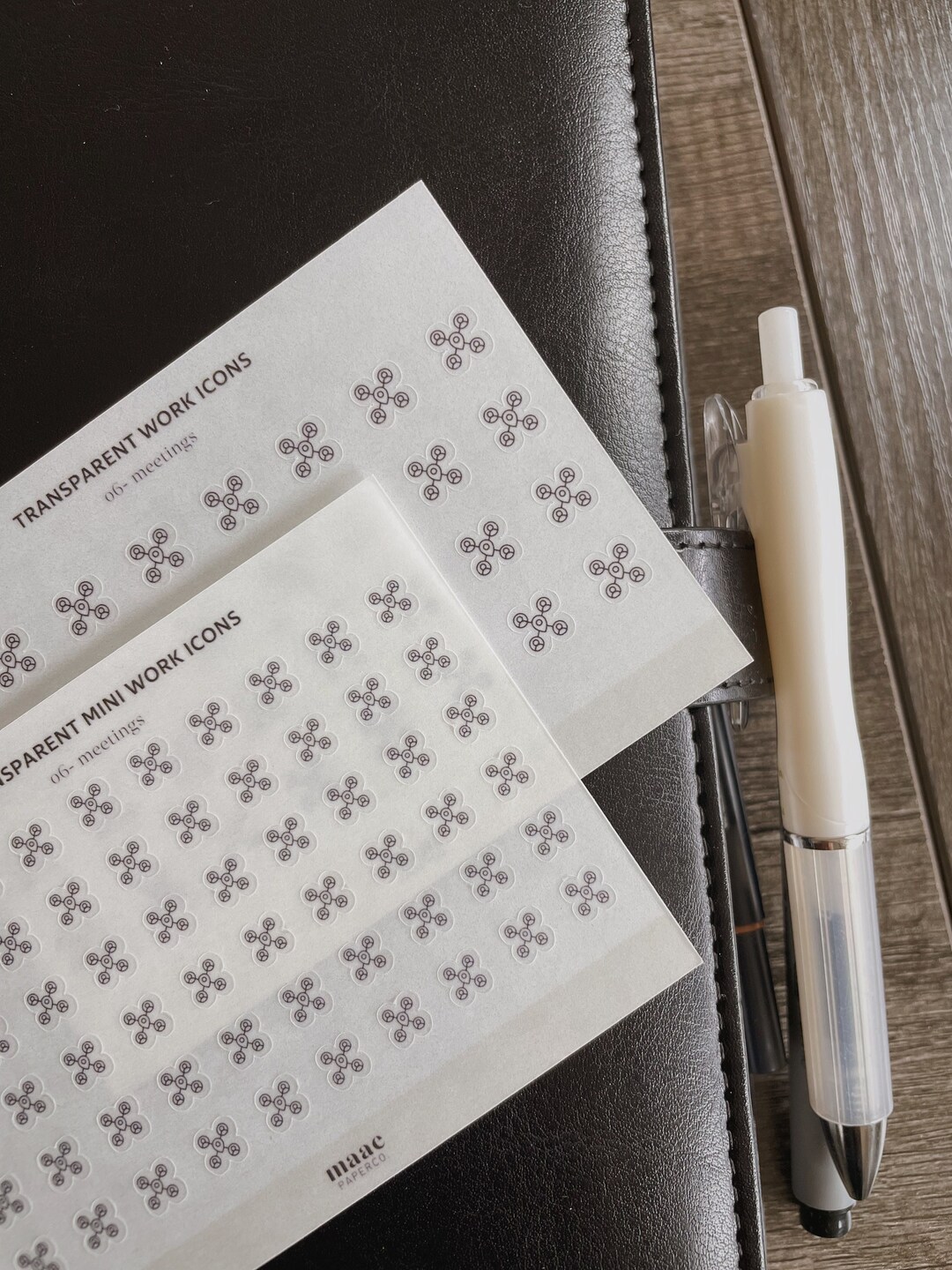 Meetings Work Icon Sticker Sheets - Etsy