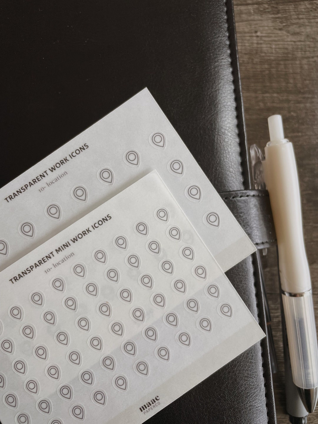 Location Work Icon Sticker Sheets - Etsy