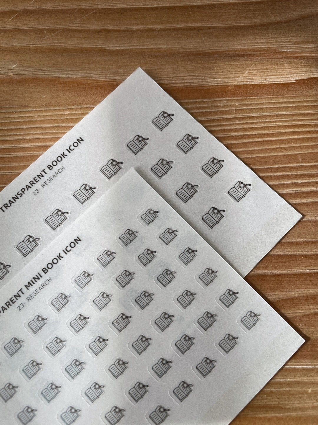 Research Book Icon Sticker Sheets - Etsy