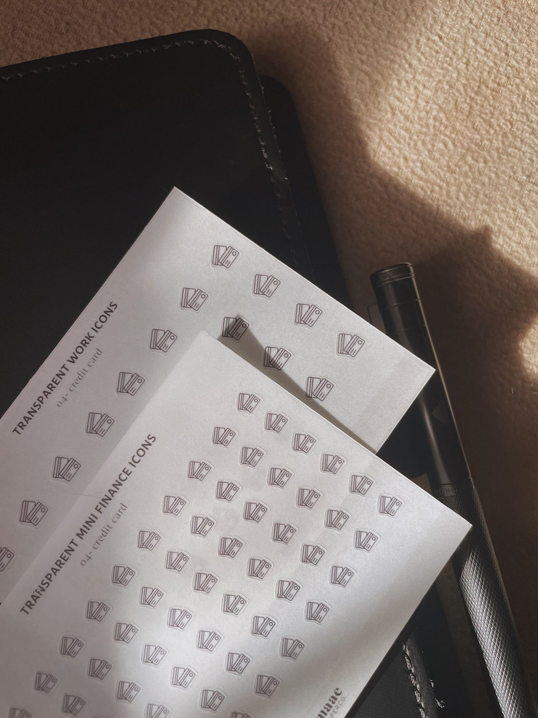 Credit Card Finance Icon Sticker Sheets - Etsy