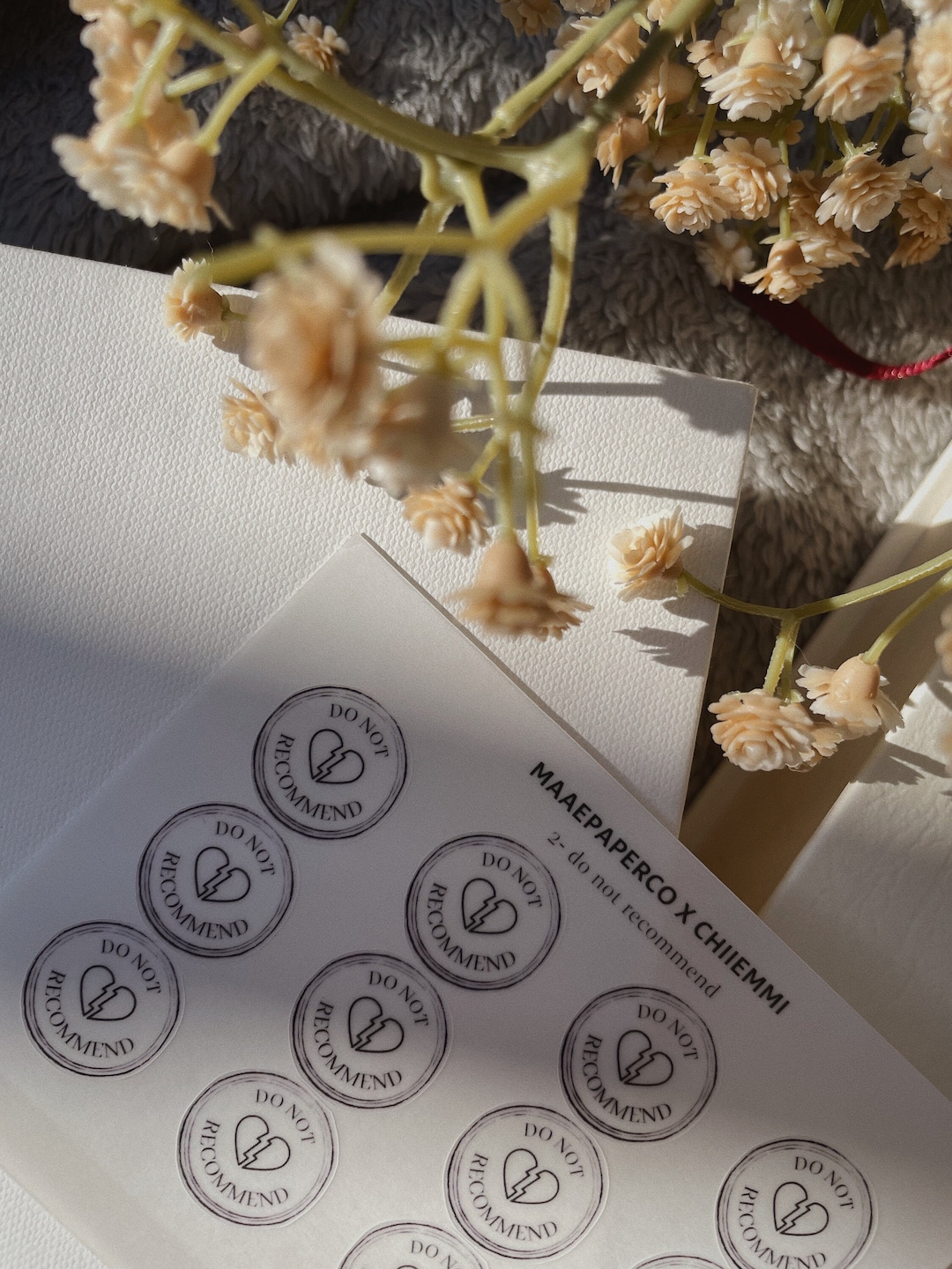 MPC X Chiiemmi Do Not Recommend Icon Sticker Sheets - Etsy
