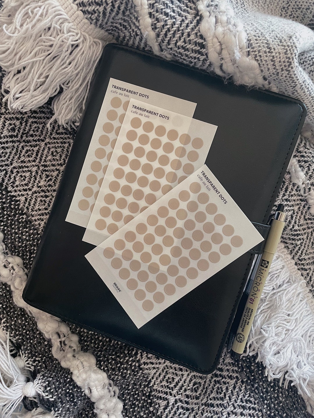 Minimal Dot Sticker Sheets - Etsy