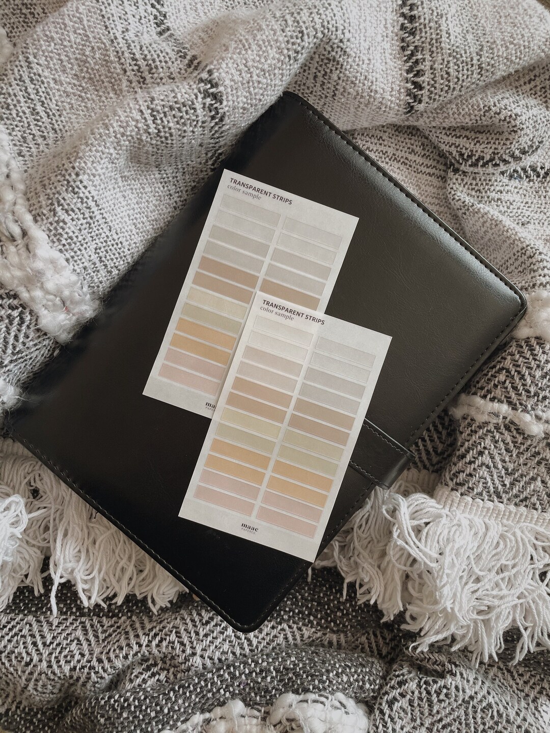 Minimal Custom Long Strip Sticker Sheets - Etsy