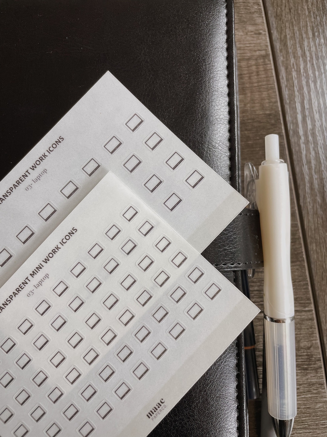 Laptop Work Icon Sticker Sheets - Etsy