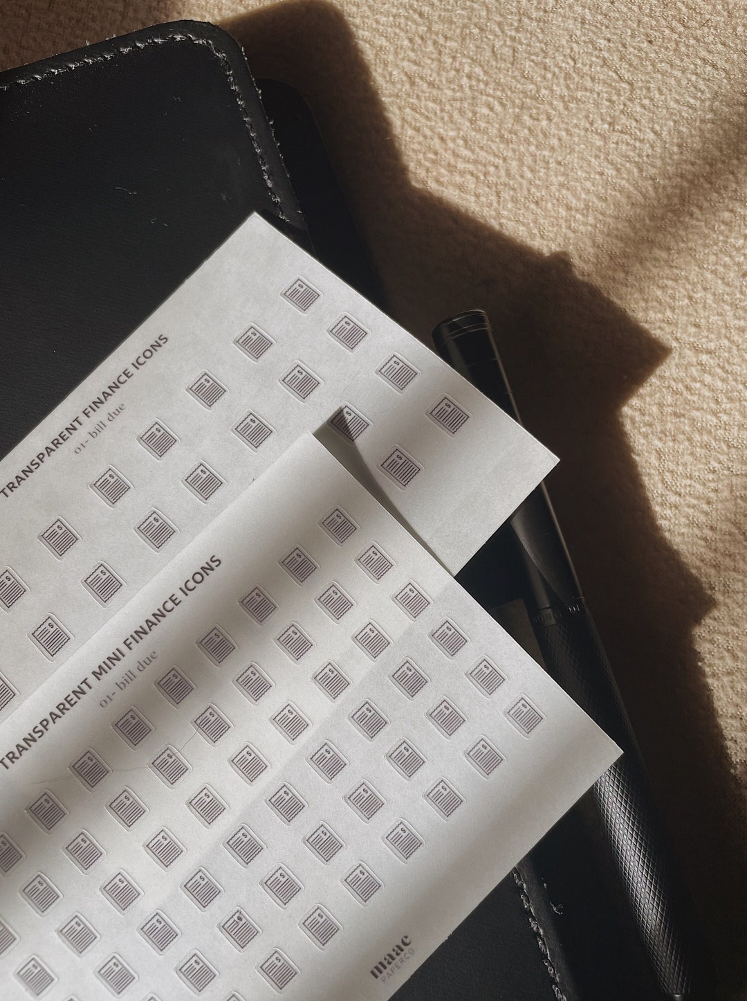 Bills Due Finance Icon Sticker Sheets - Etsy