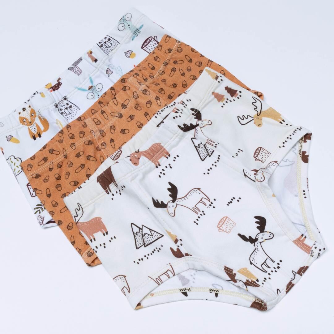 Organic Forest Classic Underwear for Growing Boys 3 Pack - Etsy