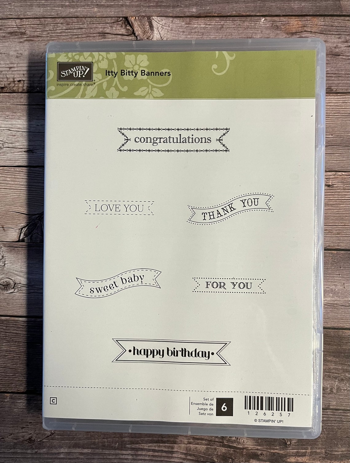Stampin’ Up! Itty Bitty Banners Bundle - Etsy