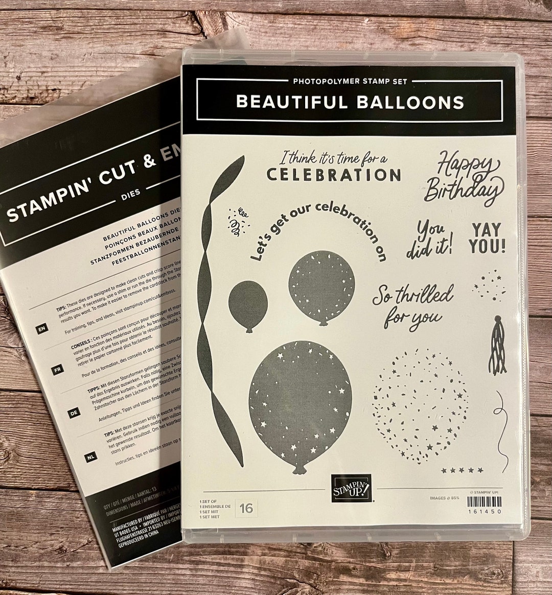 Stampin Up Beautiful Balloons Bundle - Etsy