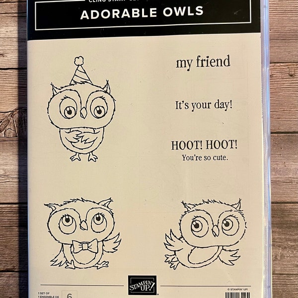 Stampin up Owls - Etsy