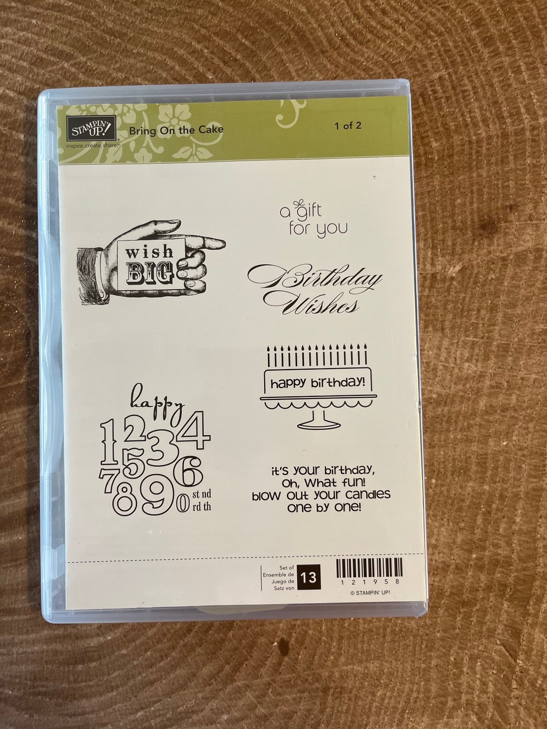 Stampin’ Up! Bring on the Cake Stamp Set - Etsy