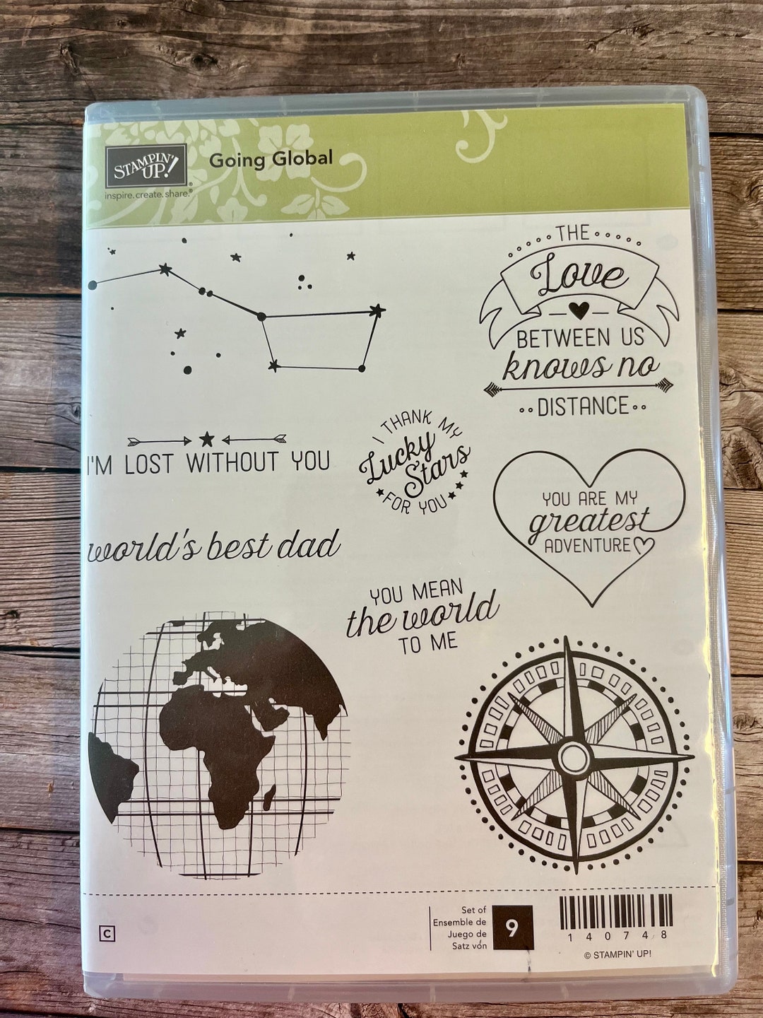 Stampin Up Going Global Stamps - Etsy