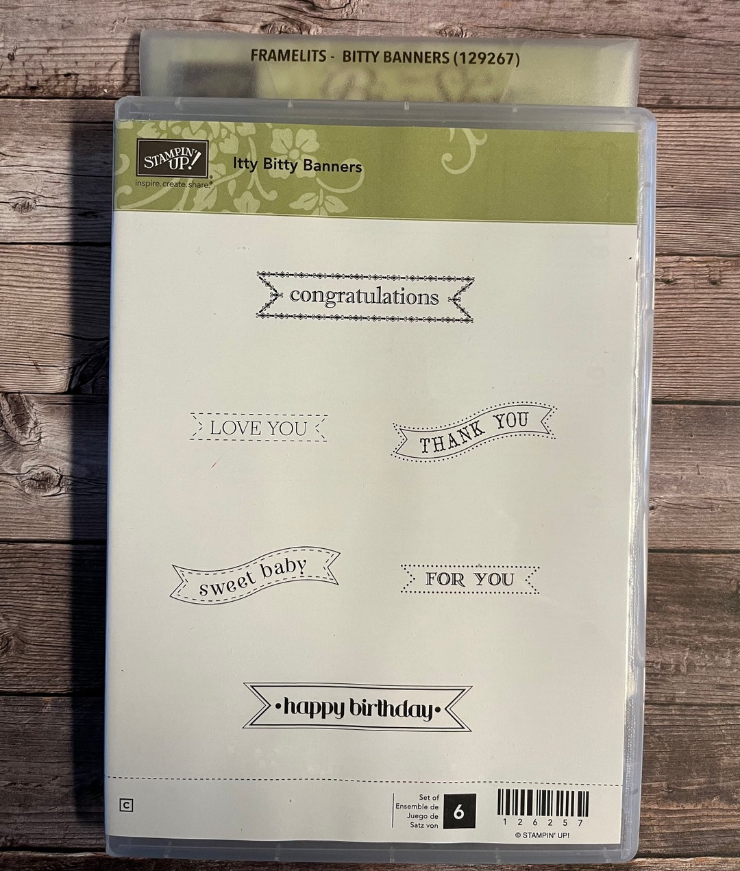 Stampin’ Up! Itty Bitty Banners Bundle - Etsy