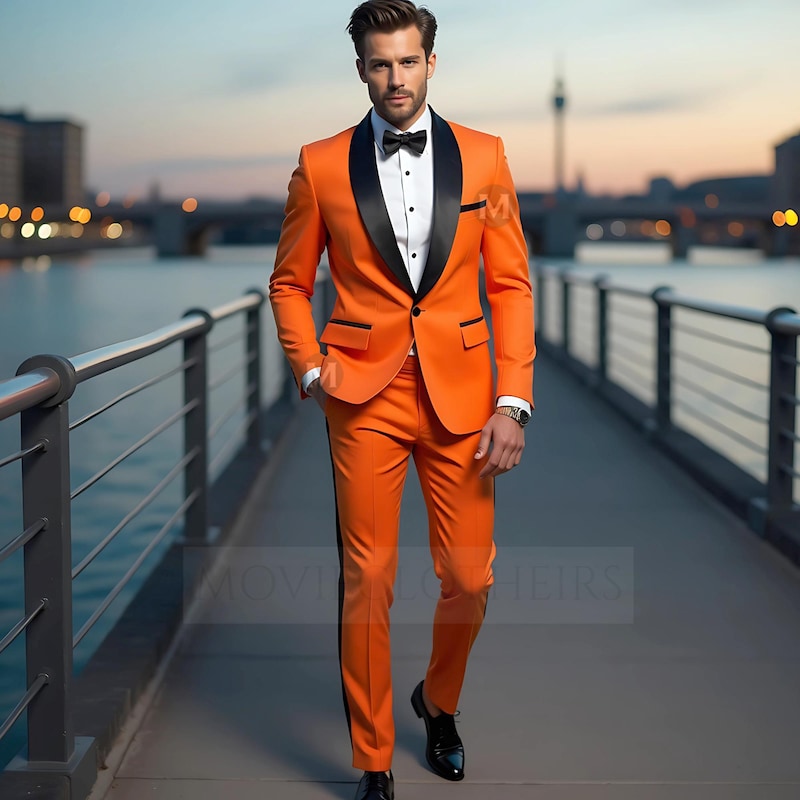 Orange Neon Clothing Men - Etsy UK