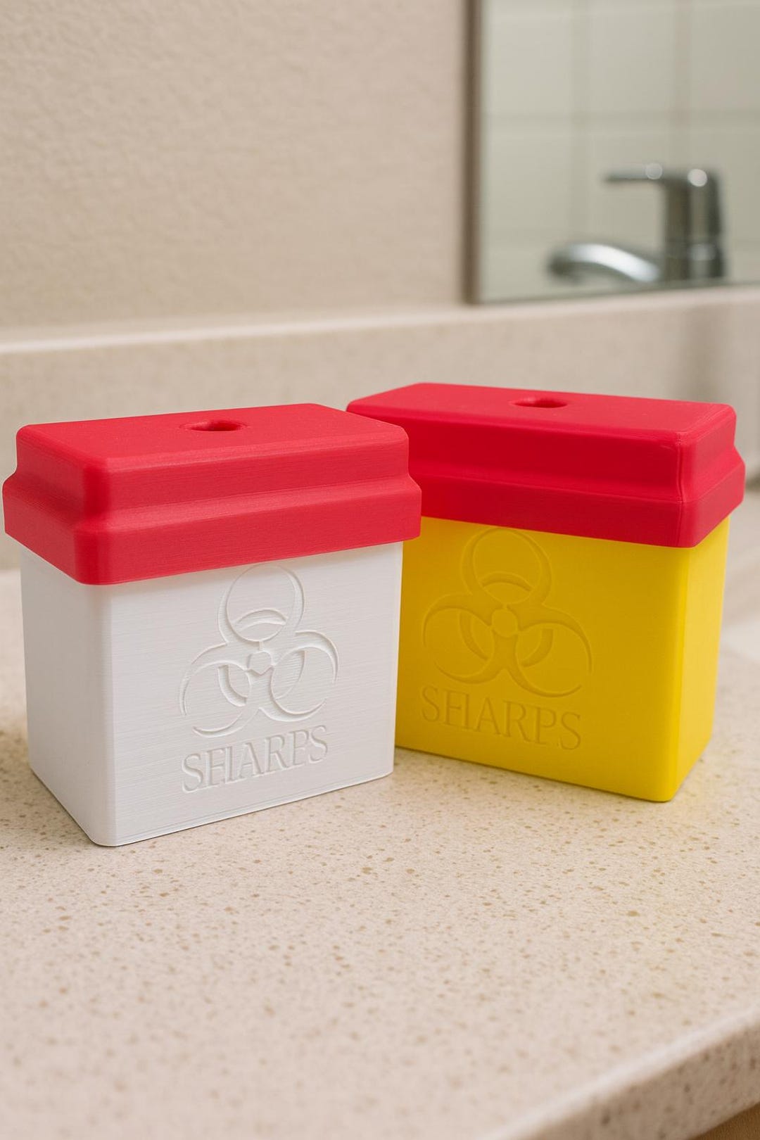 3d-printed Mini Sharps Container – Biodegradable PLA – Countertop ...
