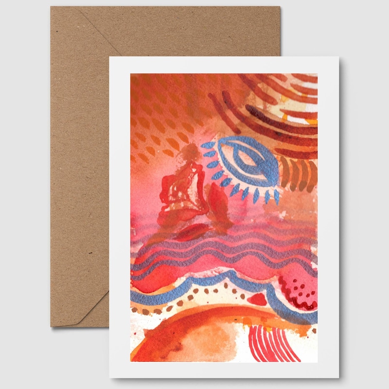 Abstract Greeting Cards - Etsy