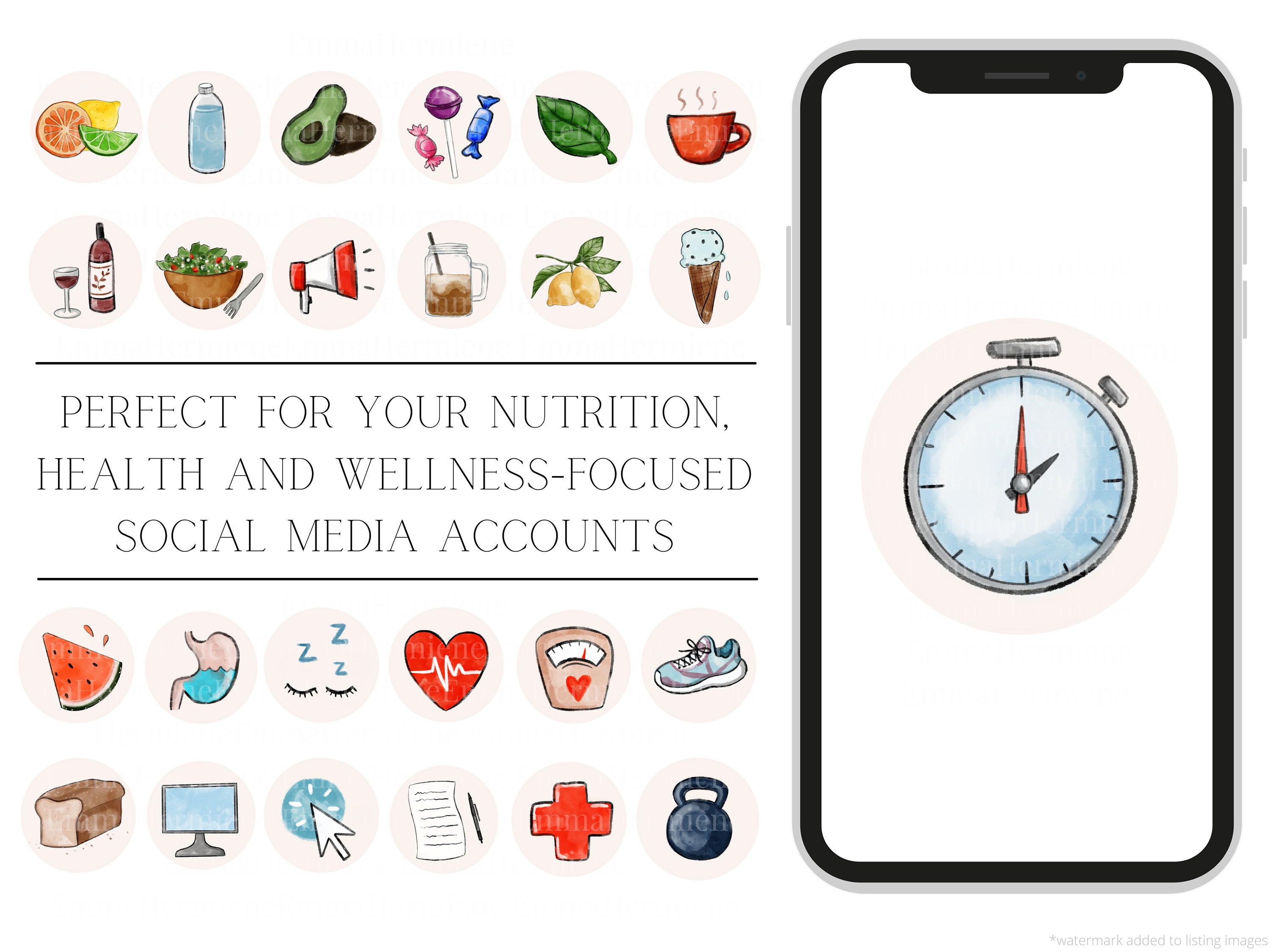 Nutrition, Health & Wellness Instagram Highlight Covers | 45 ...