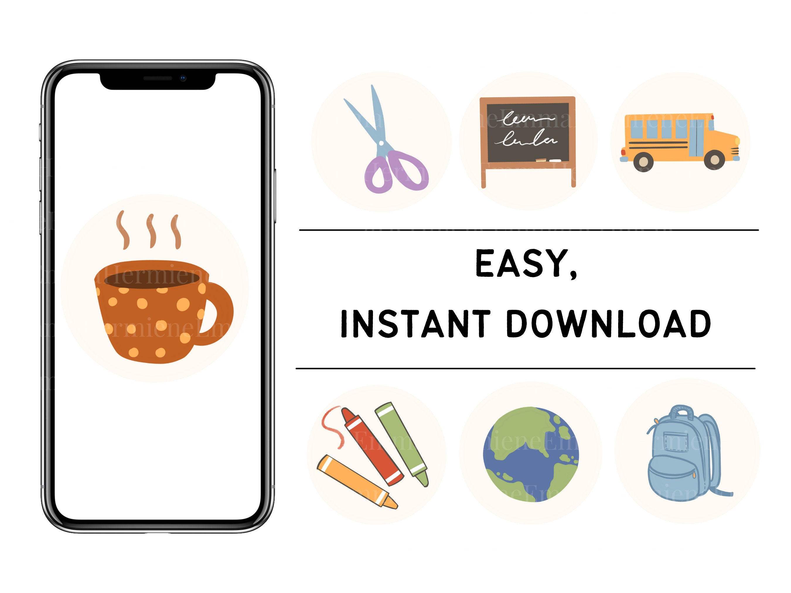 School Teacher Instagram Highlight Covers 30 Simple Colourful Boho ...