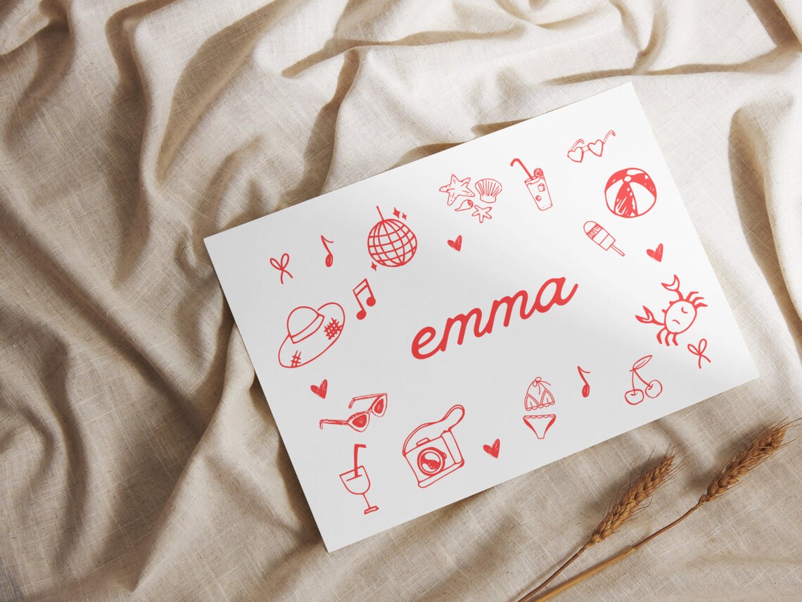 Beachy Retro Bachelorette Cards | Customizable Bach Card Printables ...