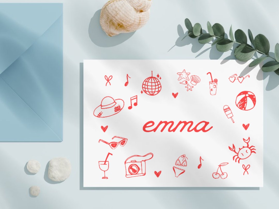 Beachy Retro Bachelorette Cards | Customizable Bach Card Printables ...