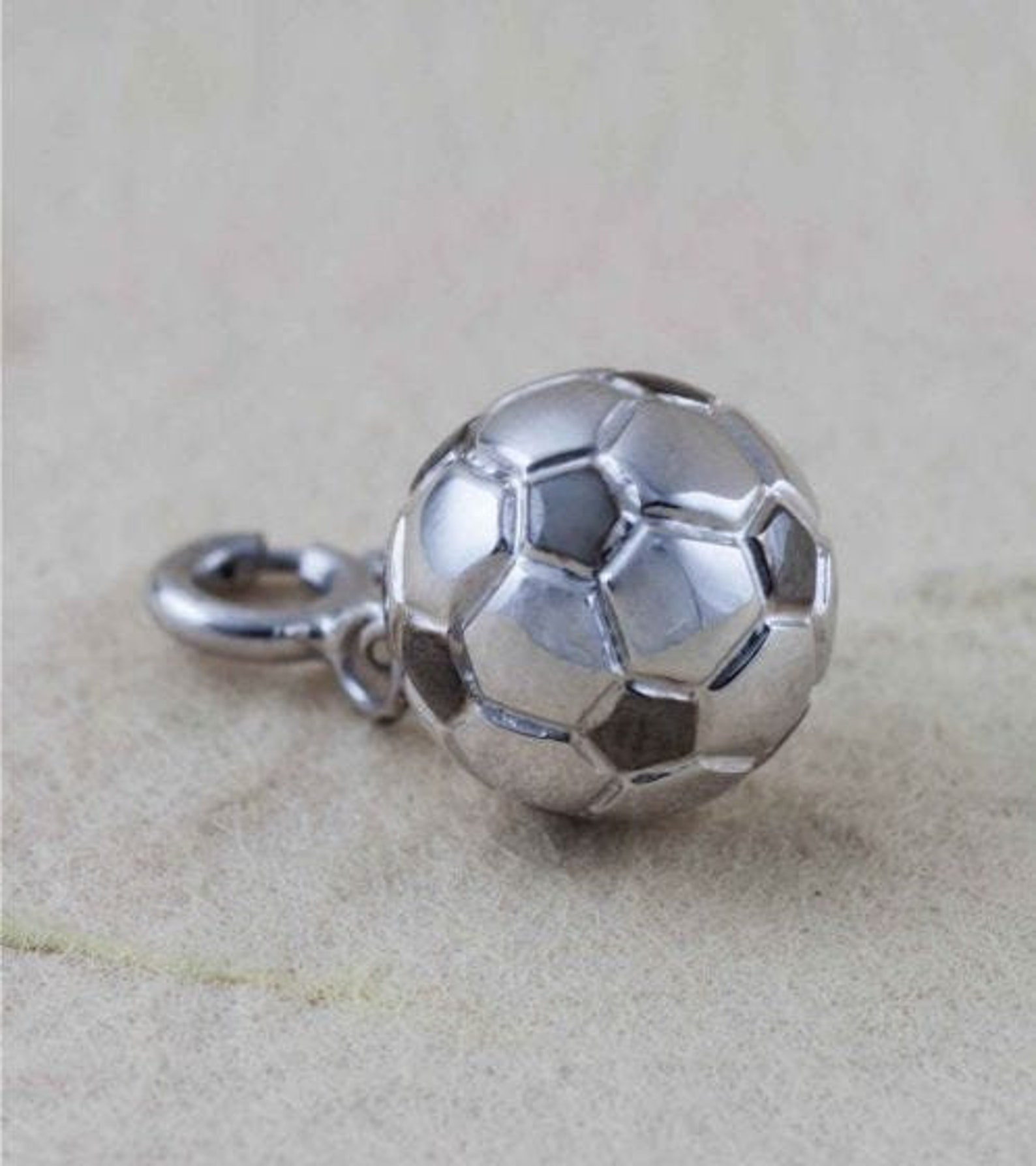 Silver Super Cool Sport Charms for Chain Bracelet Keychain Anklet ...