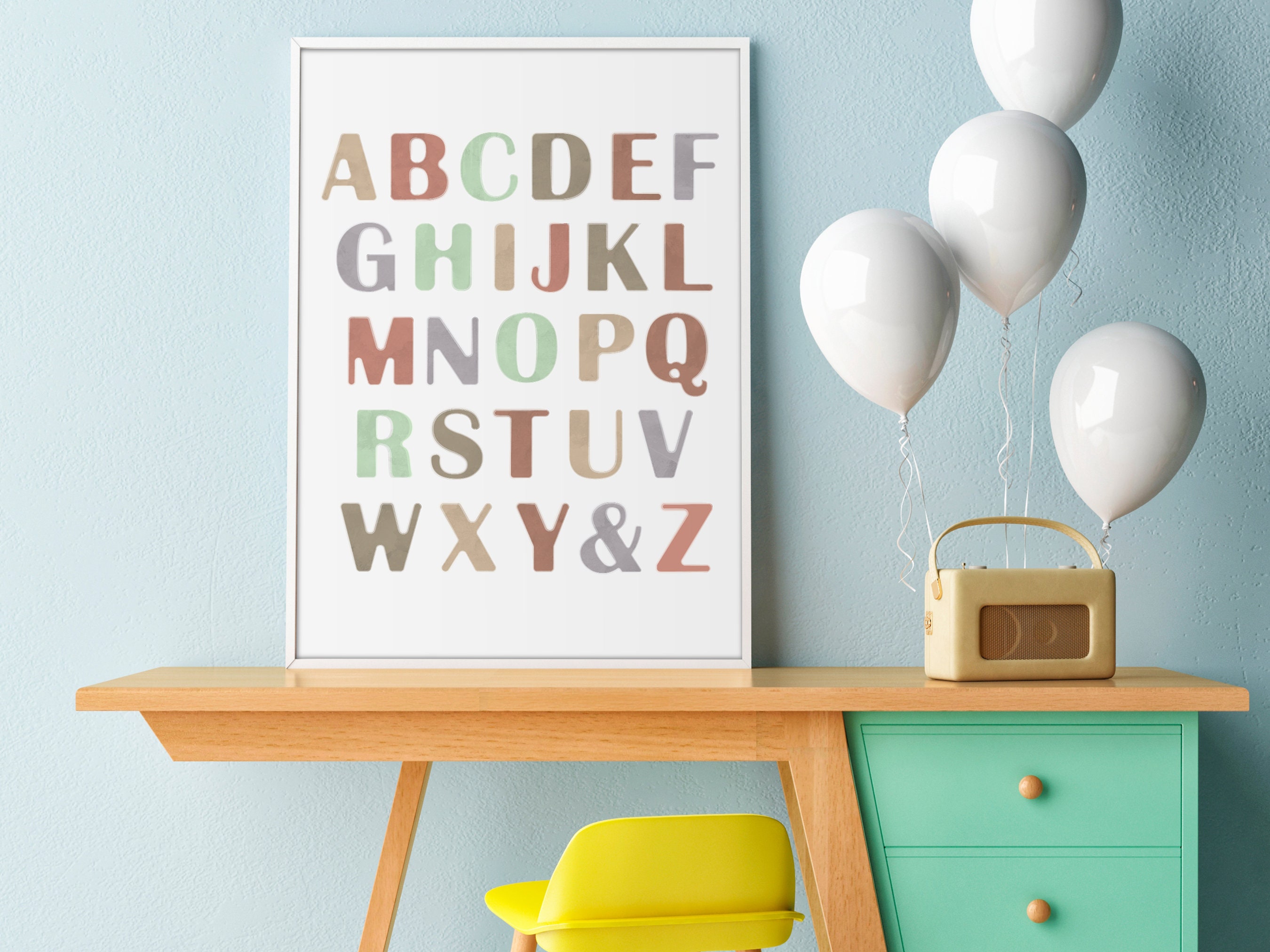 Set of 8 Educational Posters, Homeschool Prints, Montessori Classroom ...