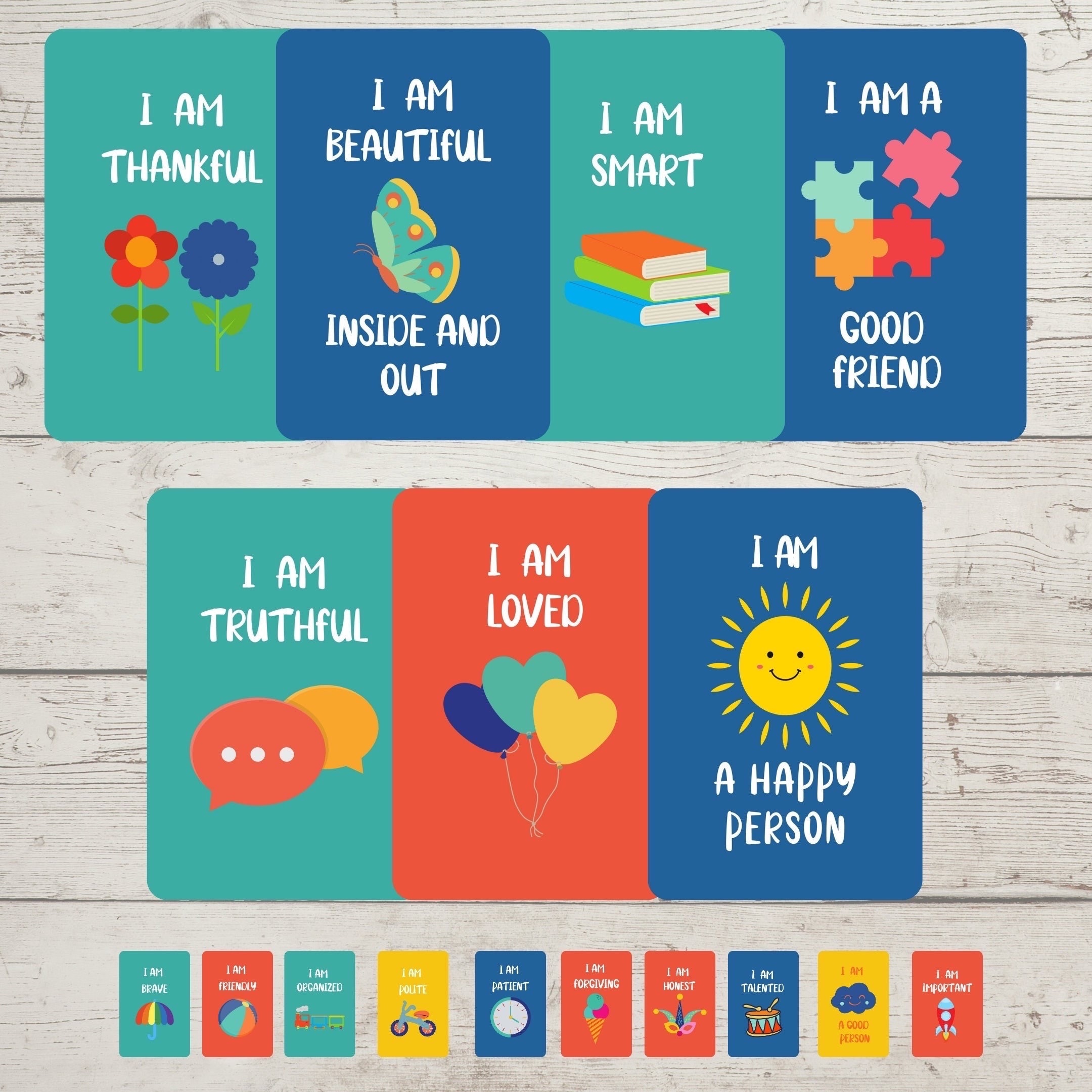 Positive Affirmation Cards for Kids | Mindfulness Gift for Kids to ...