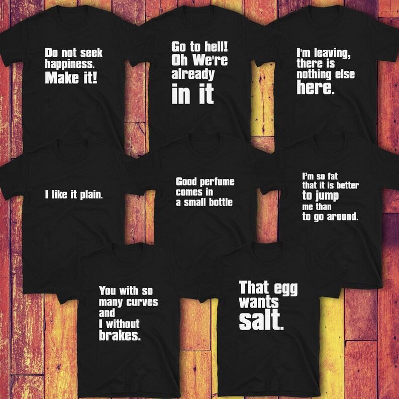 Multiple One-liner Puns Jokes Funny Says All Text - Etsy