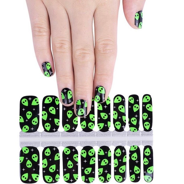 Alien Nails - Etsy