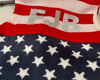 Sequin Flag Vest - Etsy