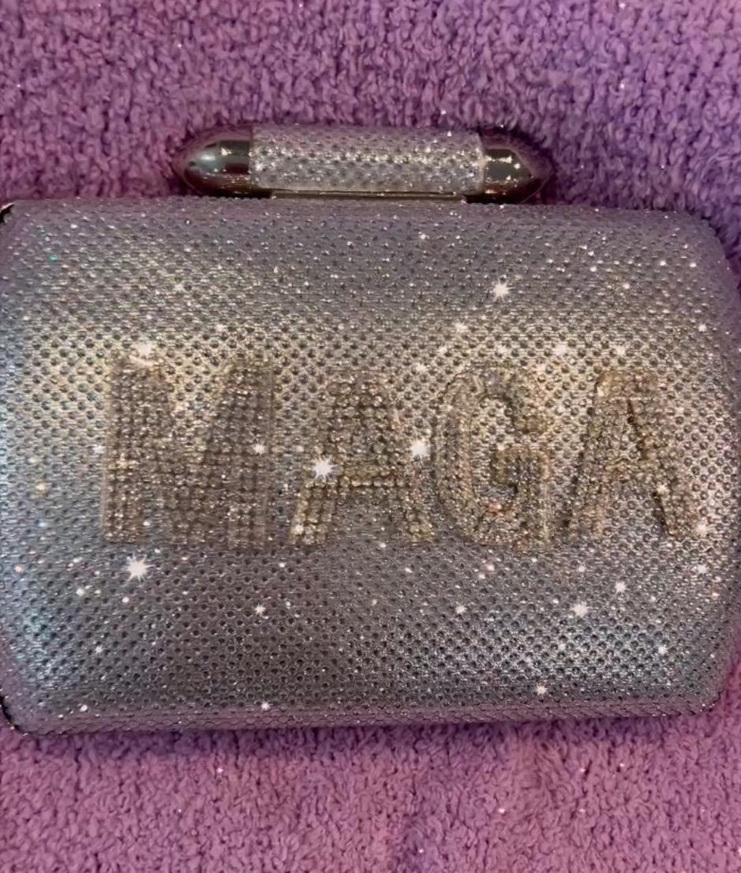 MAGA AB Crystal Bling Clutch Like Brittany Aldean - Patriots Trump - Etsy