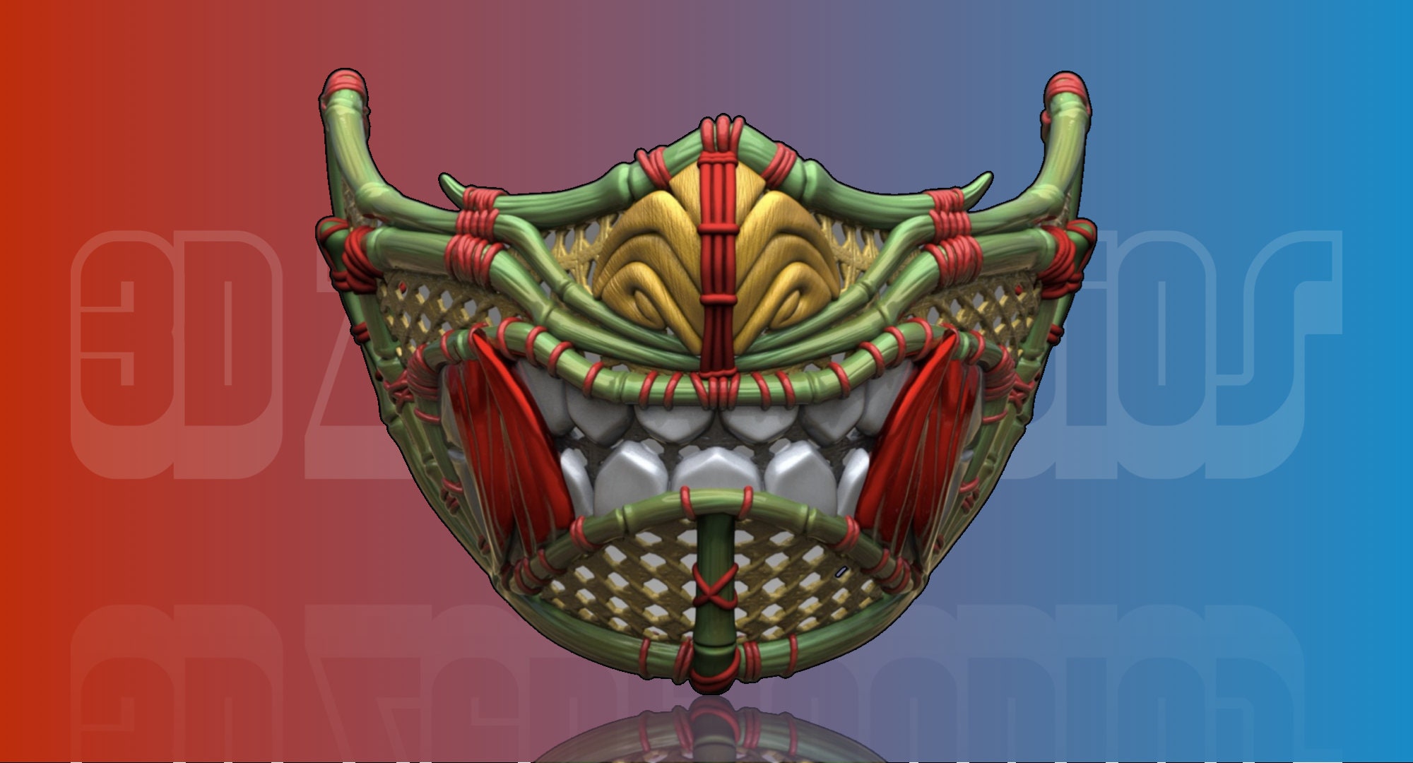 Shang Chi Mask 3D Resin Print Modeled by Wekster - Etsy