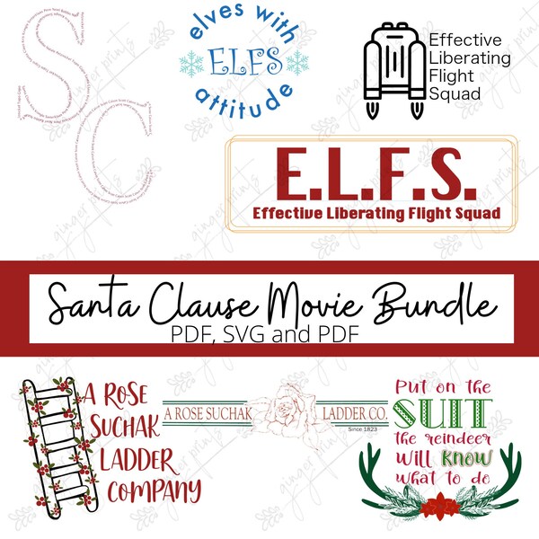 The Santa Clause Cards - Etsy