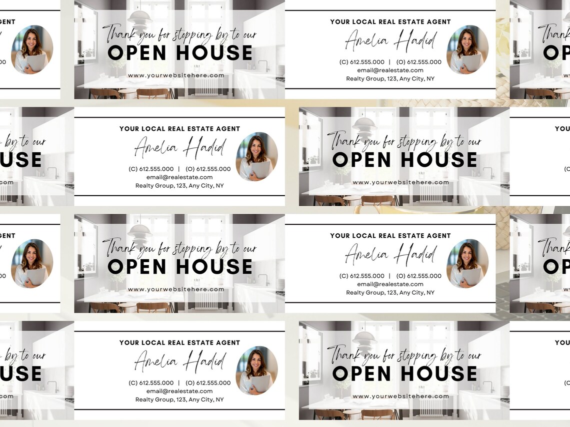 Open House Water Bottle Label Open House Bottle Tag Real - Etsy