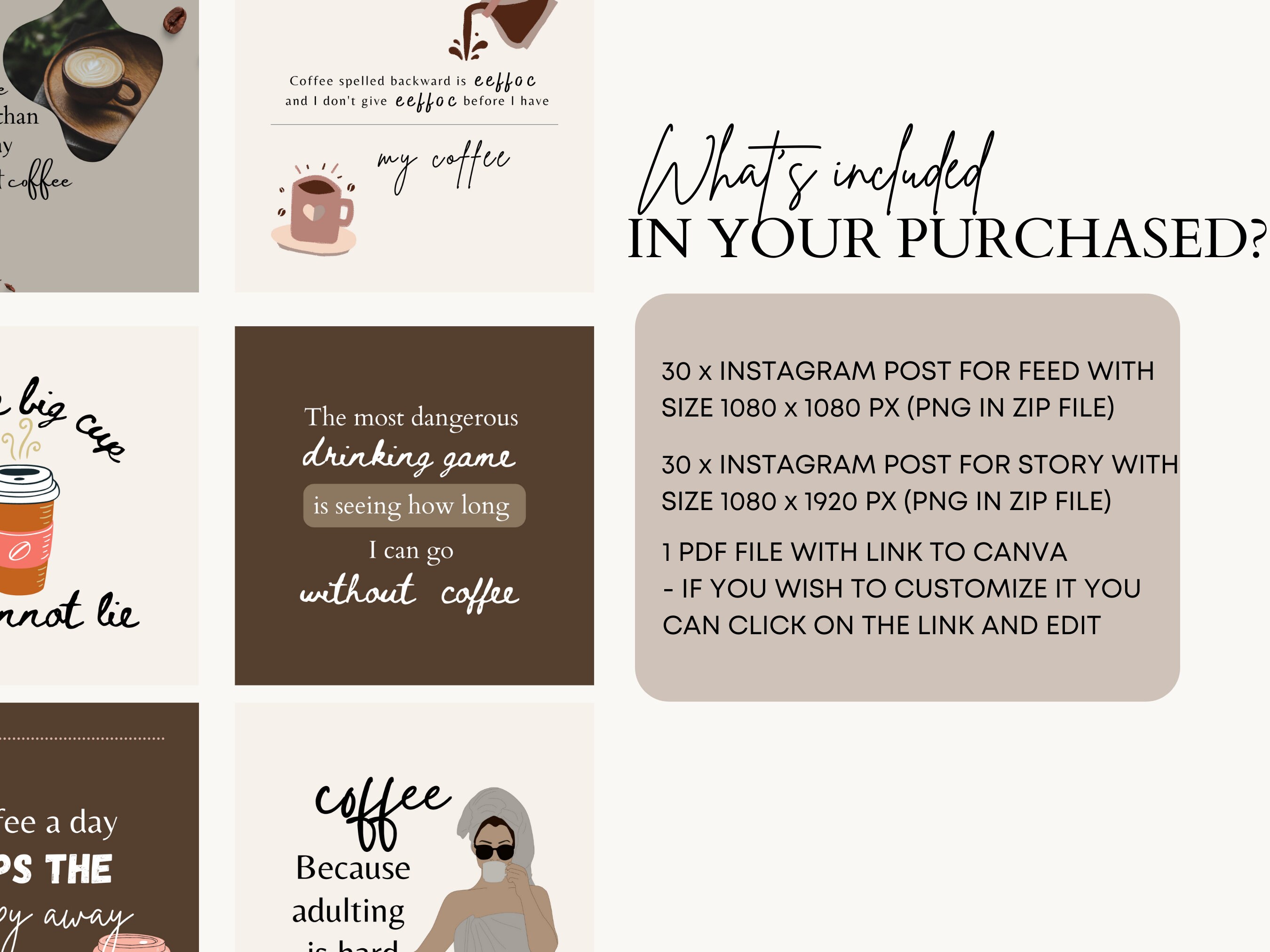 60 Coffee Quotes Quotes for Instagram Café Business Instagram Posts ...