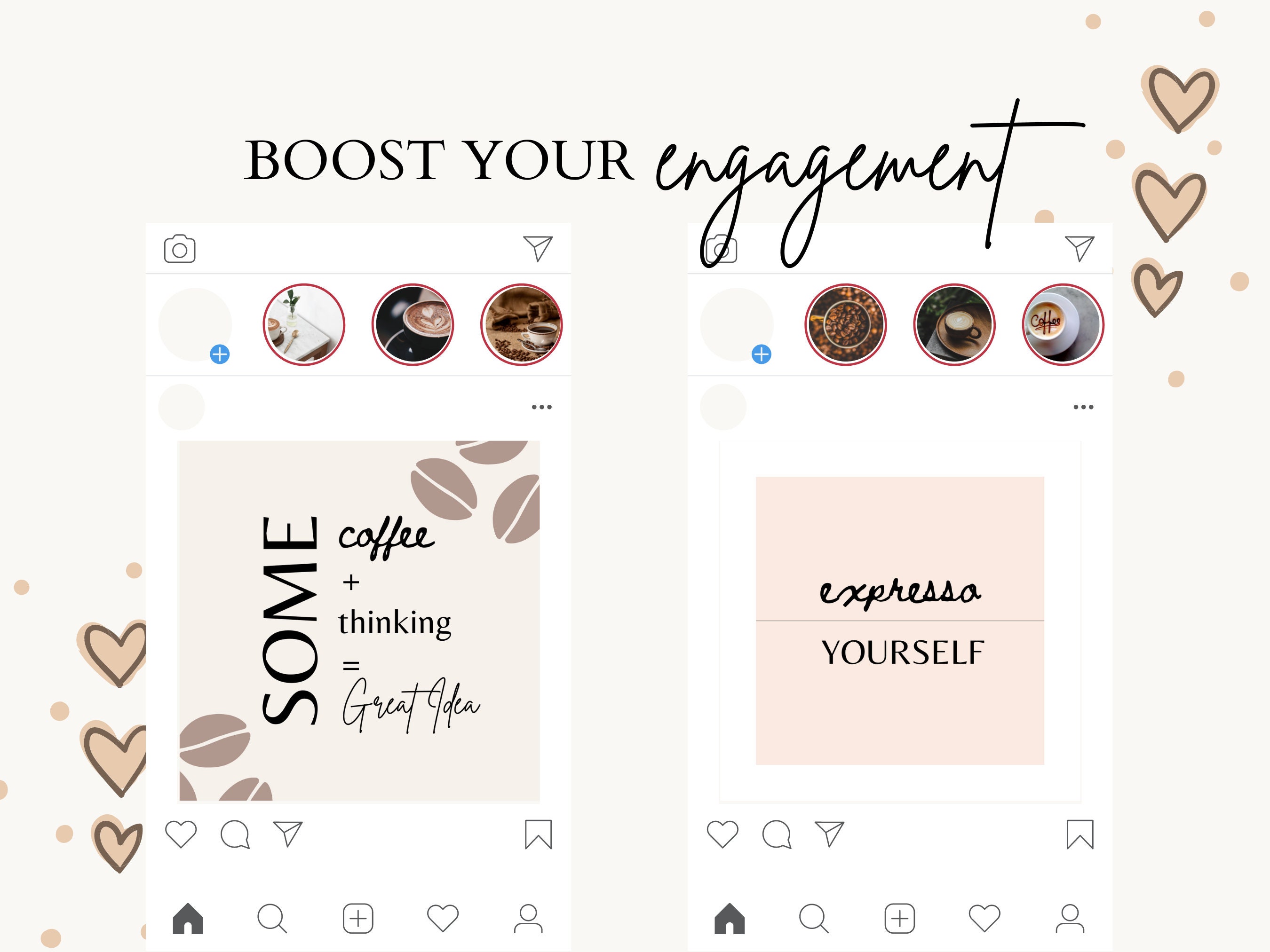 60 Coffee Quotes Quotes for Instagram Café Business Instagram Posts ...