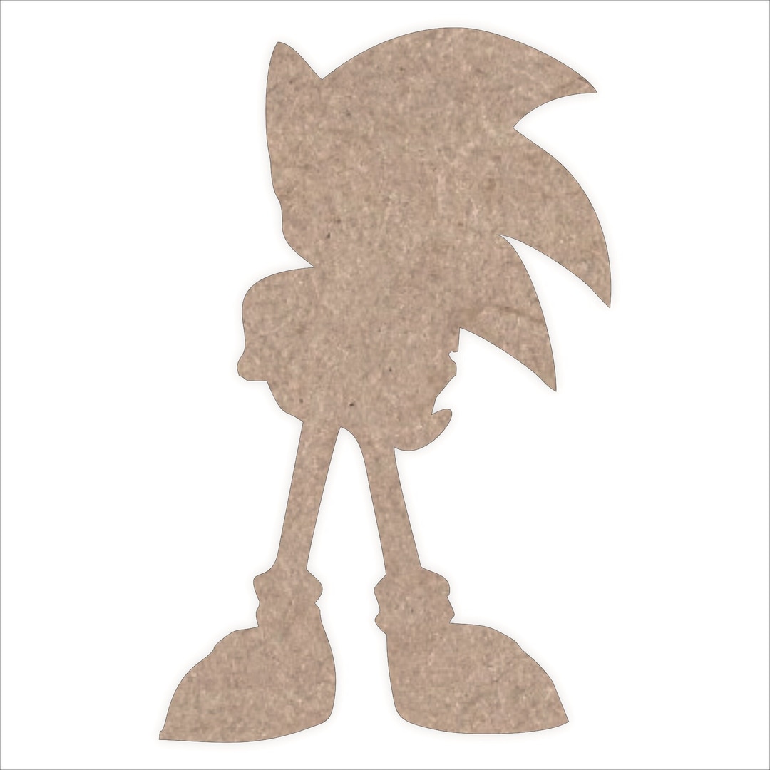 Wooden the Hedgehog Sonic Shape for Crafts and Decoration - Etsy UK