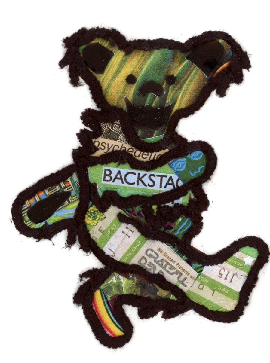Grateful Dead Inspired Dancing Bears Print - Etsy