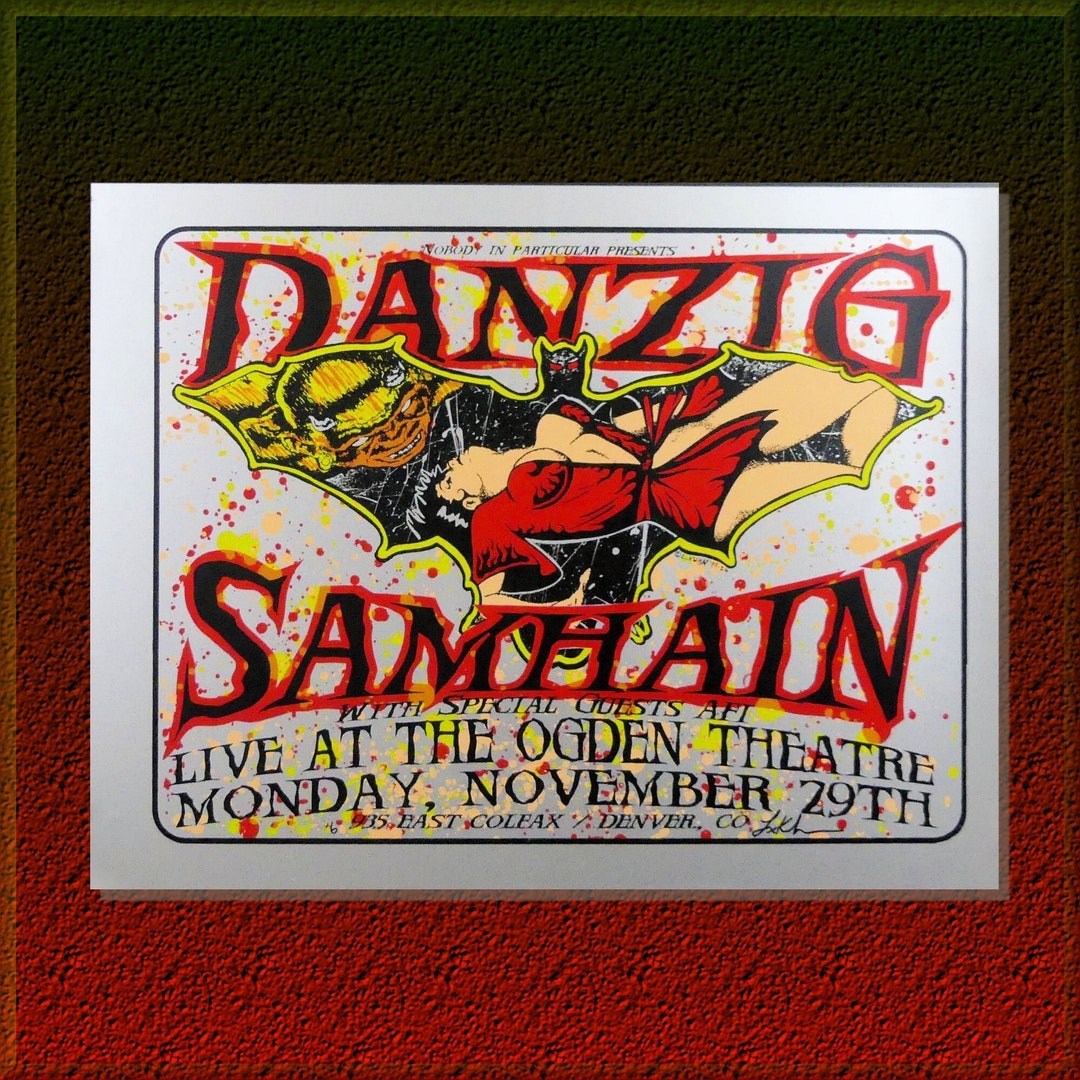 Danzig Metallic Variant 1999 Kuhn Poster 1 of 6 - Etsy