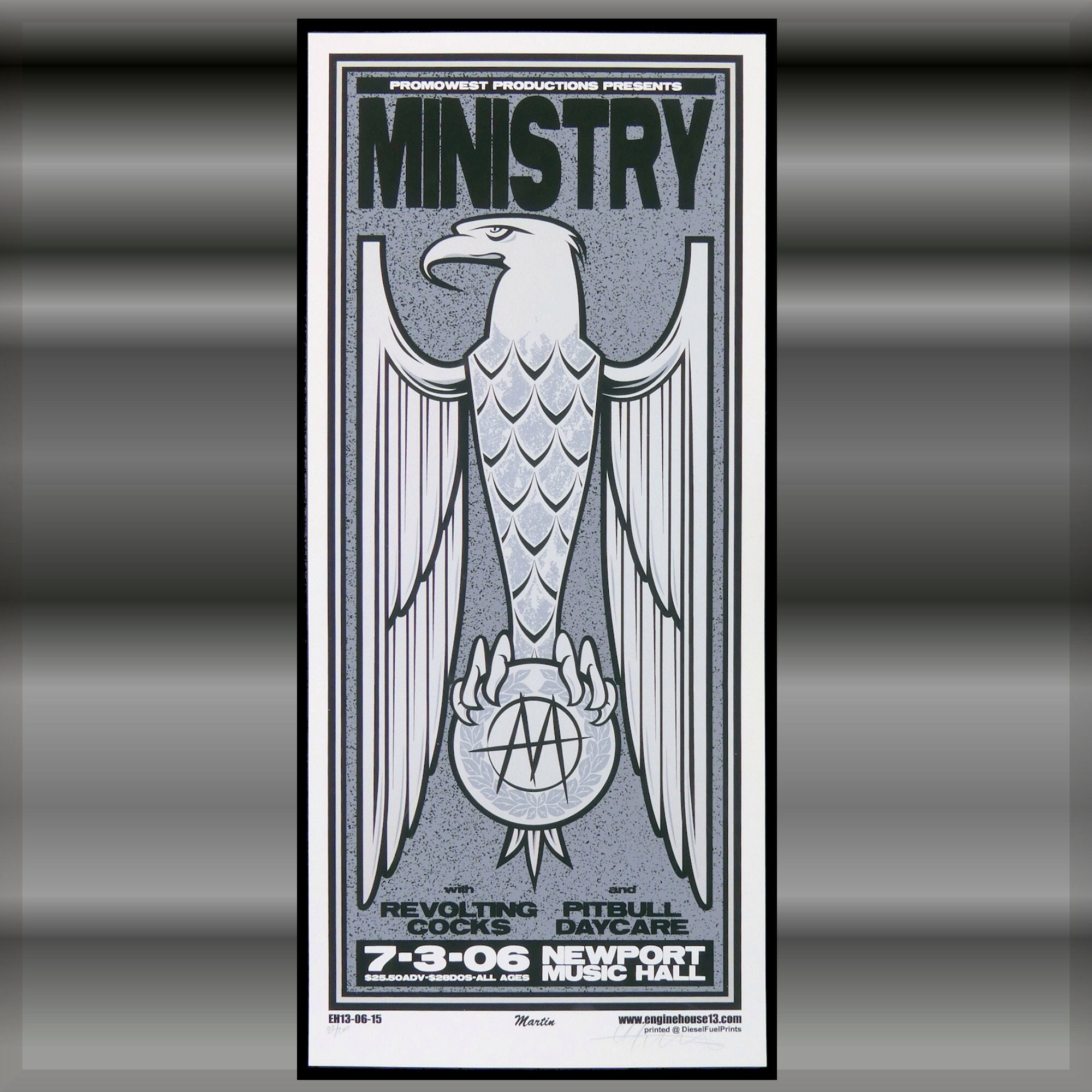 Ministry Poster by Mike Martin S/N - Etsy
