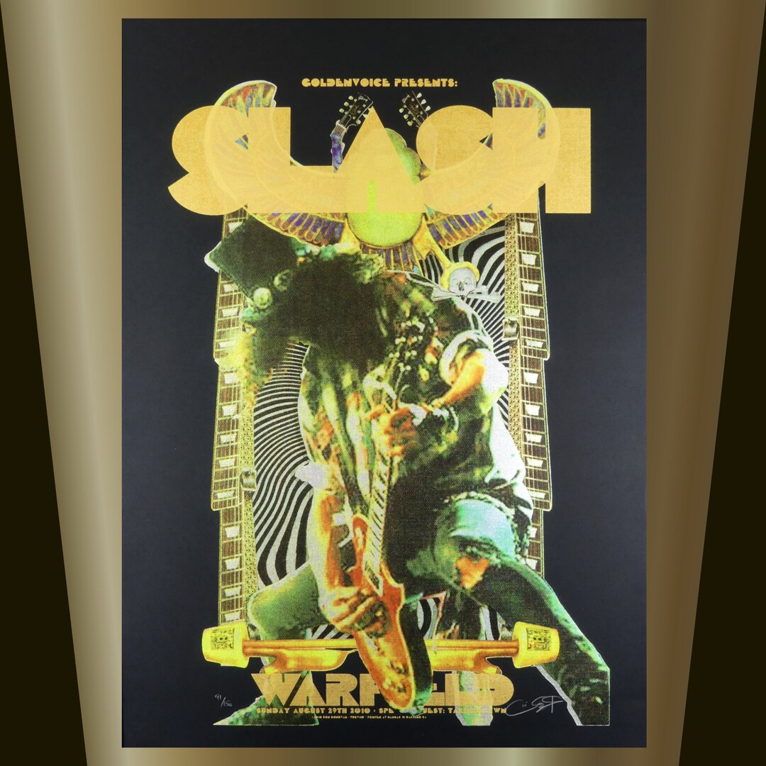 Slash Poster by Ron Donovan S/N - Etsy