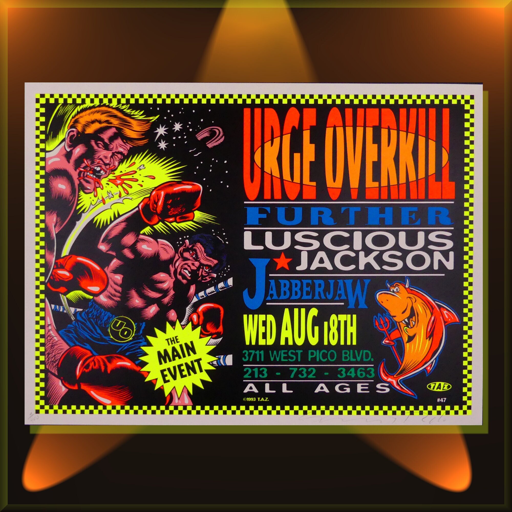 Music & Movie Posters S/N Urge Overkill Poster 1993 by TAZ Art ...