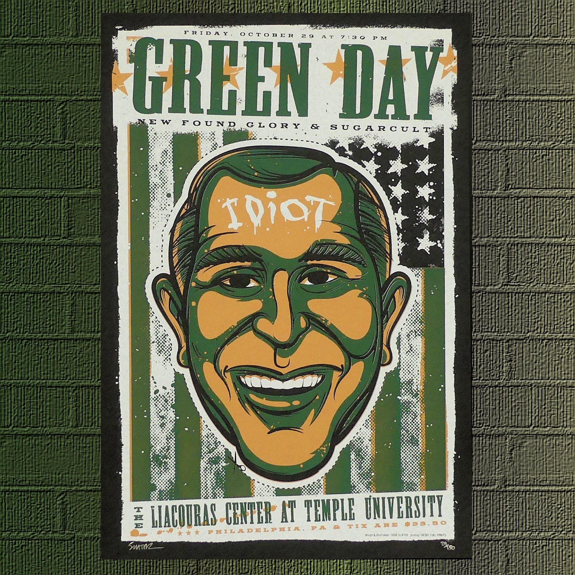 Green Day Concert Poster