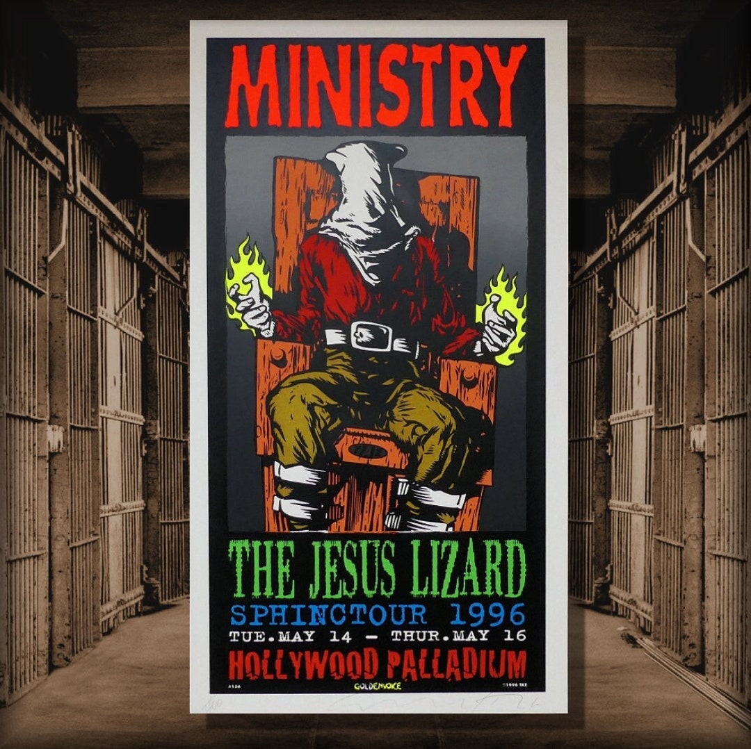 Ministry Poster 1996 by TAZ S/N - Etsy