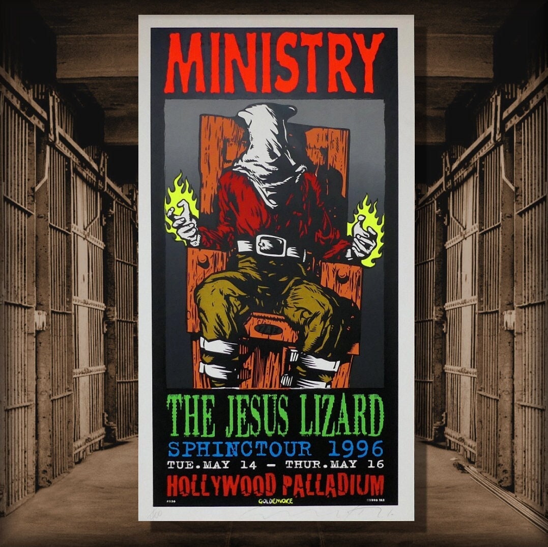 Ministry Poster 1996 by TAZ S/N - Etsy