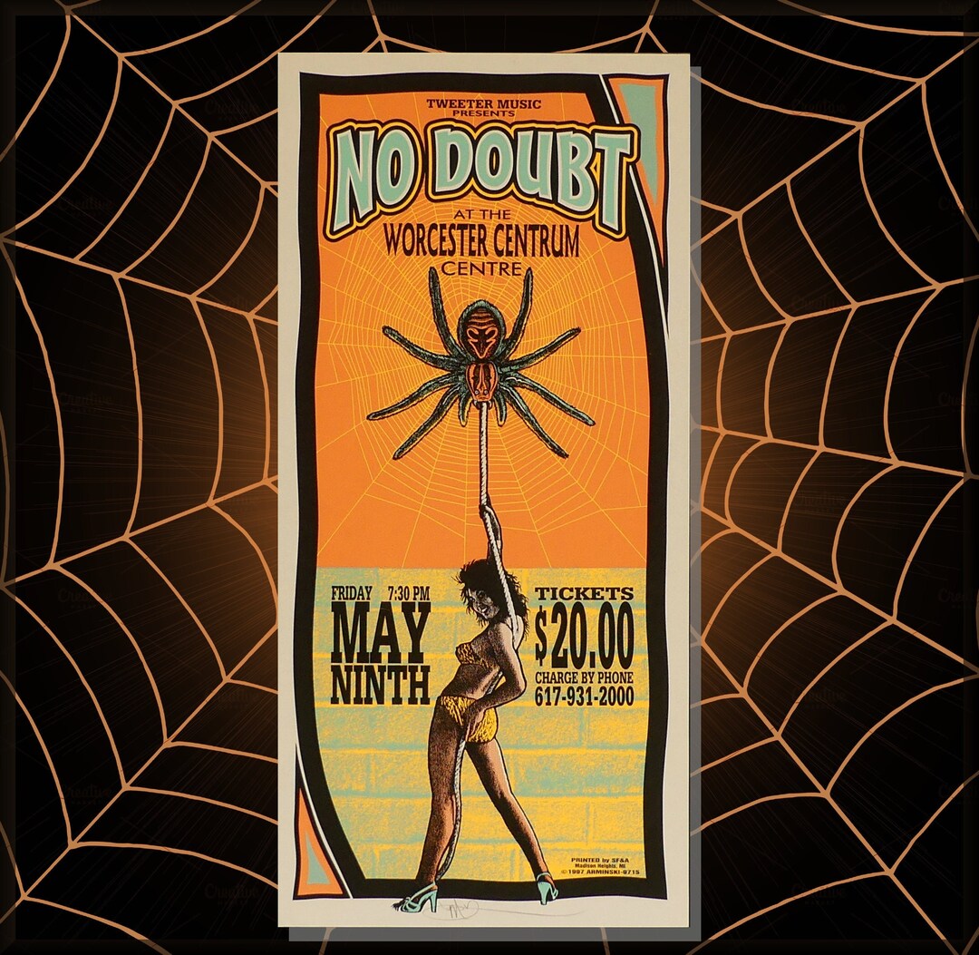 No Doubt Poster 1997 Signed by Mark Arminski - Etsy