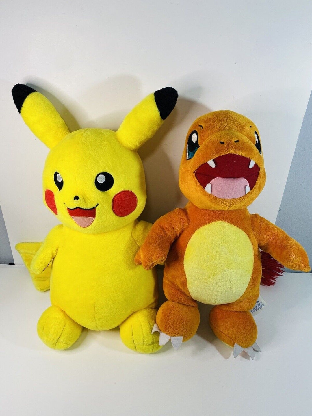 Build A Bear Plush Pokémon Pikachu and Charizard 18 Plush Stuffed ...