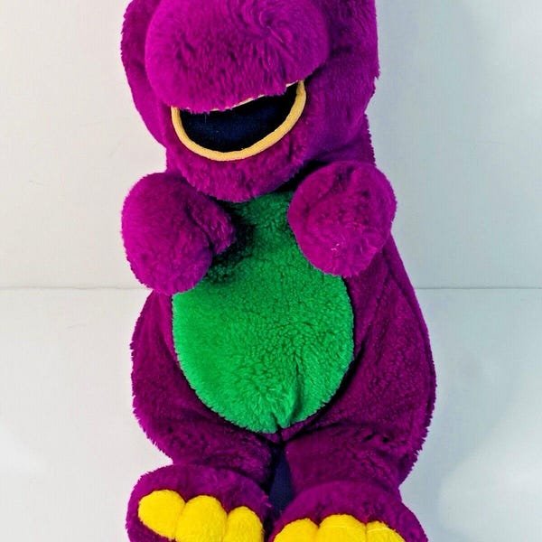 Barney Plush - Etsy