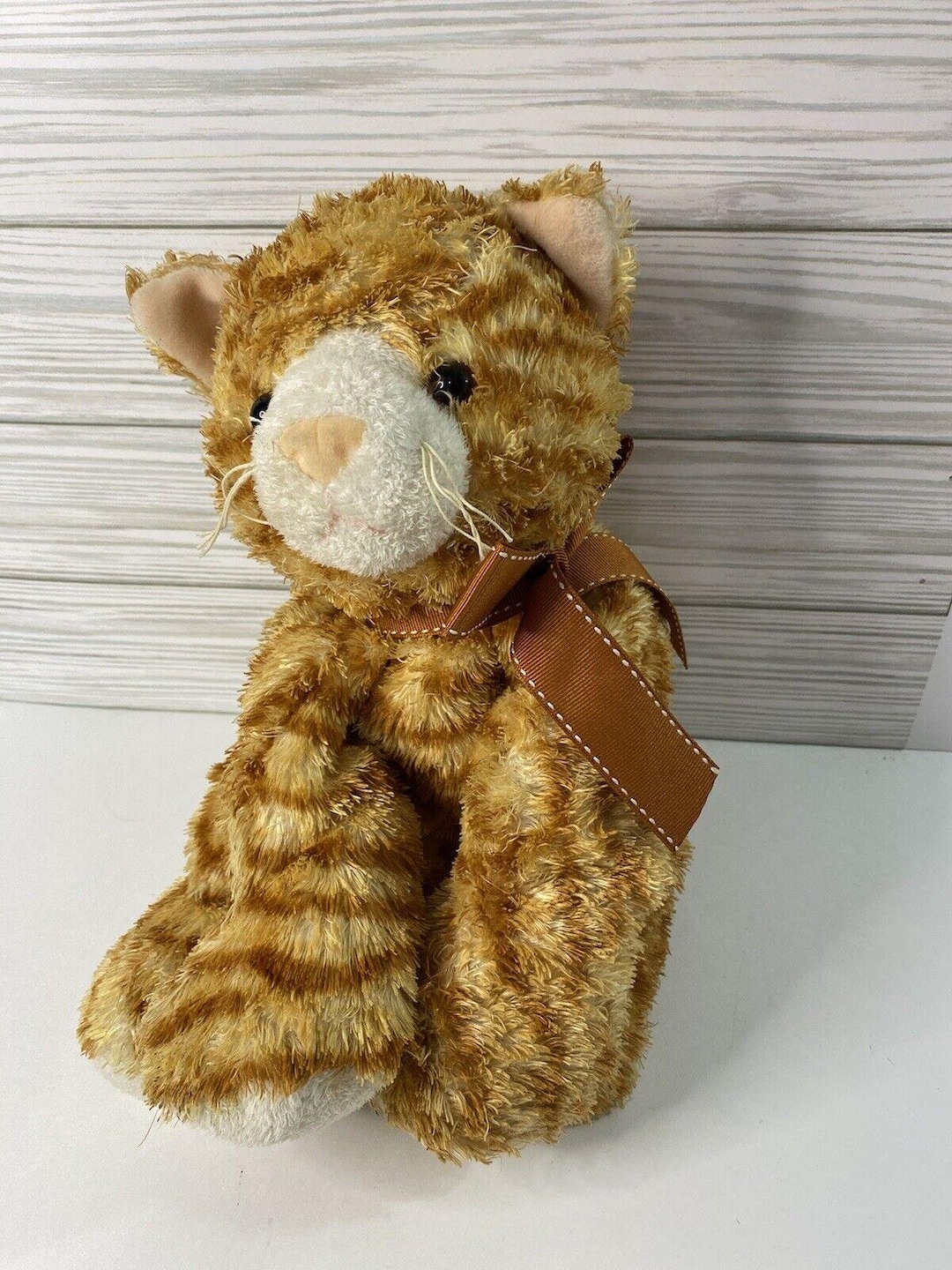Mary Meyer Orange Tabby Cat Plush Stuffed Animal Child Toy Kitten ...