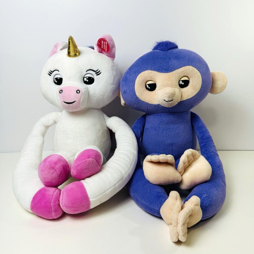 Wowwee Fingerlings Hugs Plush Stuffed Monkey Unicorn Interactive Sound ...