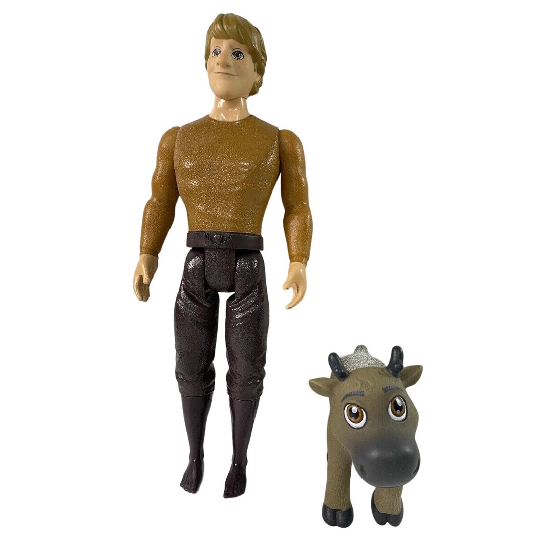 Disney Frozen Kristoff Doll Sven Reindeer Action Figure 12 Doll 4 ...